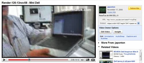 Youtube en WideScreen