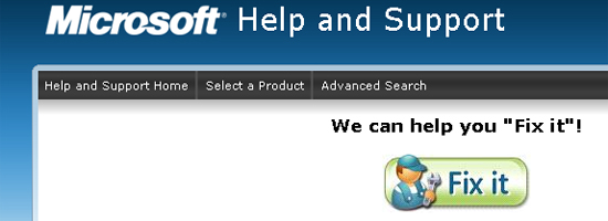 Microsoft debuta el programa Fix It