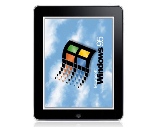 El iPad corre Windows 95