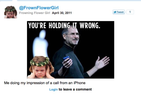 Frowning Flower Girl dos días después