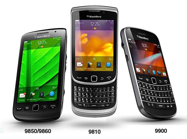 Oficial: la nueva alineación de BlackBerry