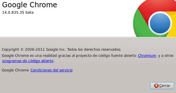 Google Chrome 14 beta