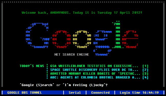 ¿Cómo se habría visto Google en los años ochenta?