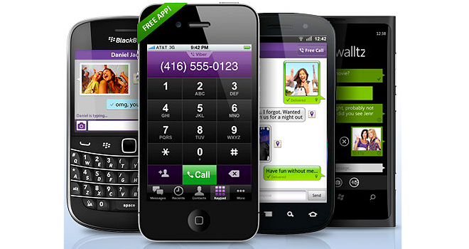 Viber llega a BlackBerry y Windows Phone
