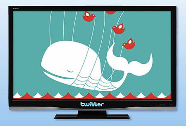 Twitter se anuncia en la televisión