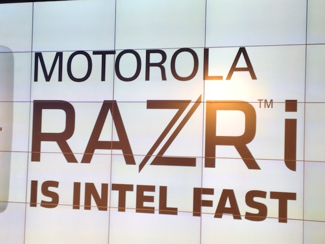 Nuevo Motorola RAZR i con Intel Inside