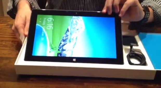 Unboxing: Surface de Microsoft con Windows RT