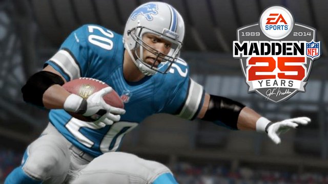 Y la portada del nuevo Madden NFL 25 es...¡Barry Sanders!