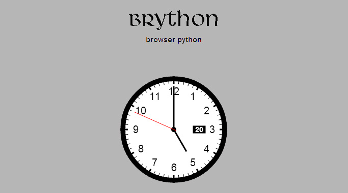Brython - Python en el navegador