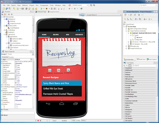 Delphi o C++ para escribir apps para iOS y Android