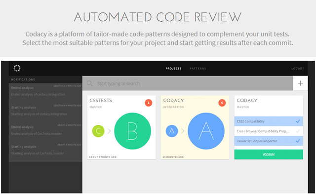 Revise su código automáticamente con Codacy