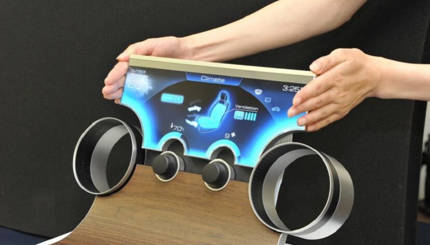 El nuevo display de Sharp se adapta a lo que sea