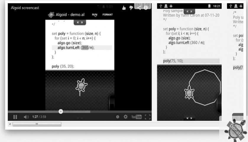 Algoid: lenguaje de programación para niños