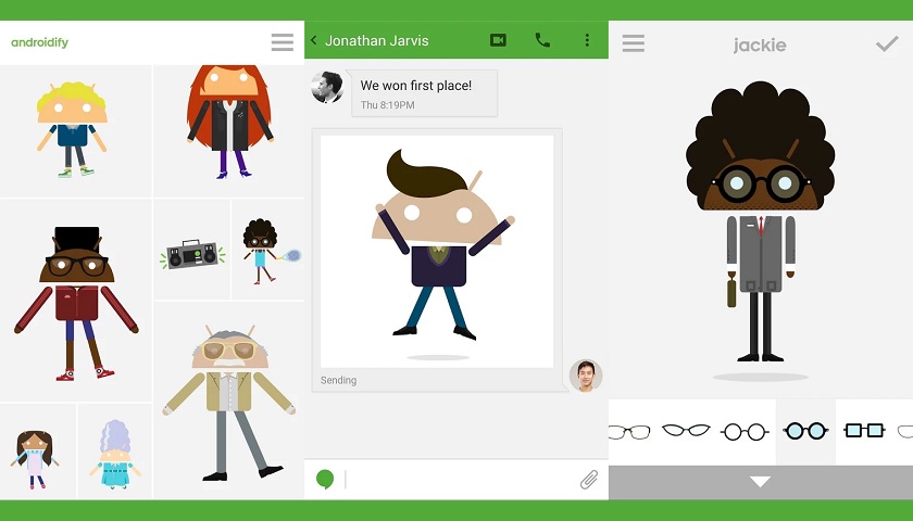 Con Androidify vuélvete un Android