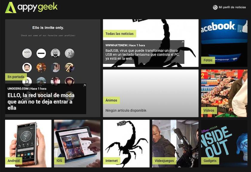 Appy Geek, una app para saber de tecnología