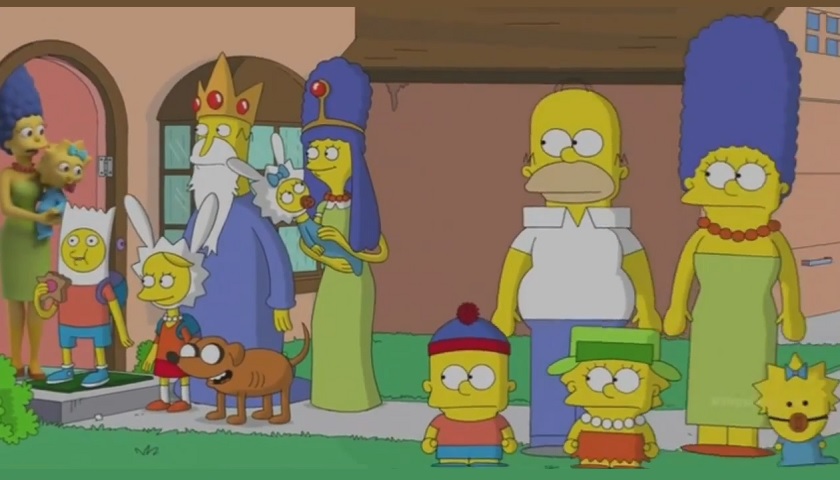 ¿Adventure Time en Los Simpson? ¡También South Park!