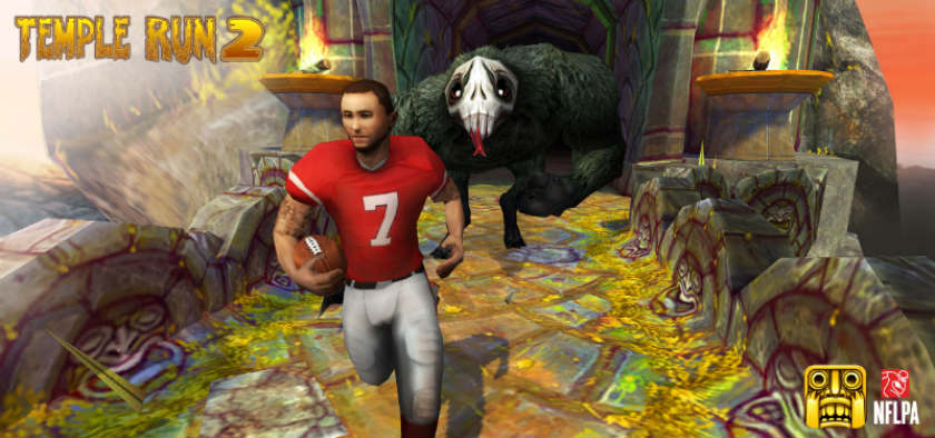 Temple Run 2 incluye a jugadores de la NFL
