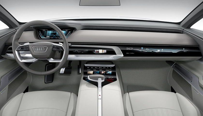 El interior del auto del futuro, según Audi