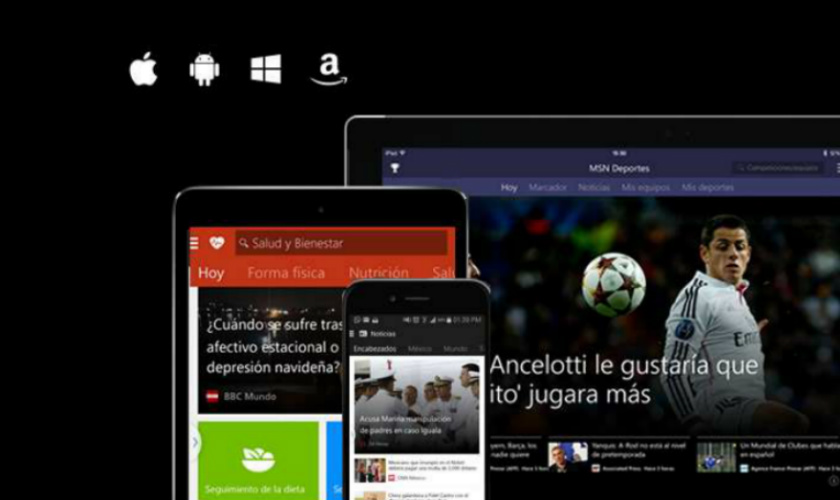 Todo el contenido de MSN ahora en apps