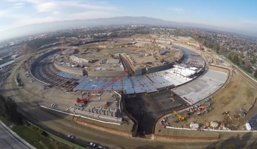 Así va la construcción de las nuevas oficinas de Apple