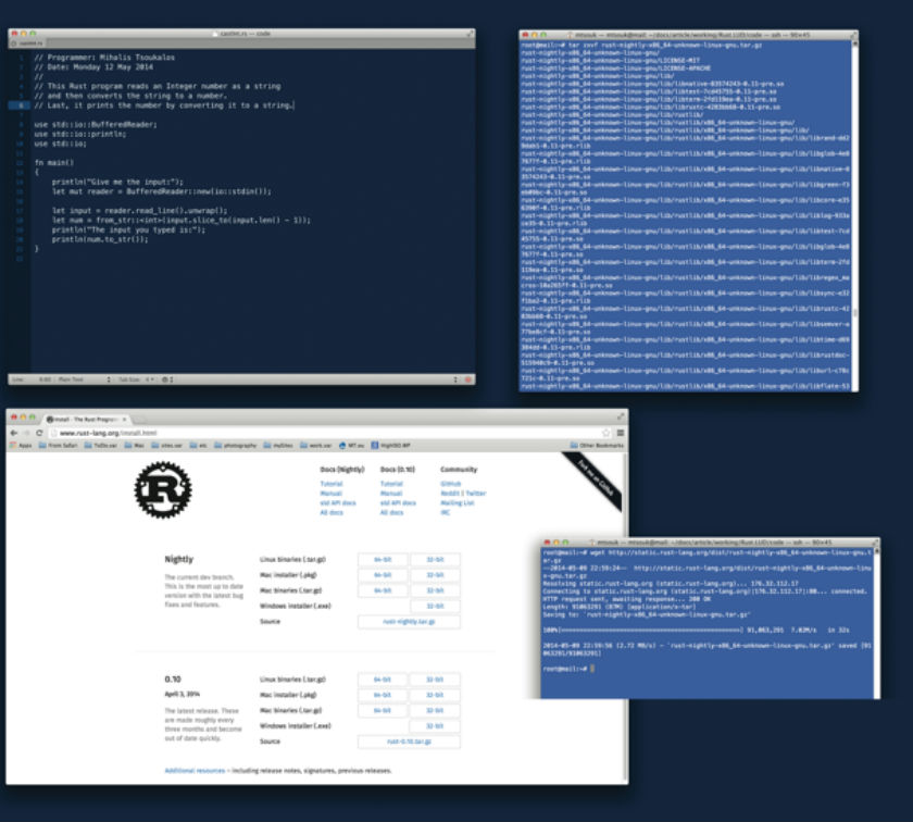 Llega Rust a su versión 1.0 alpha