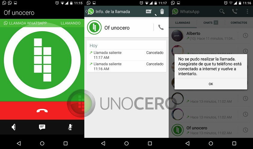Activamos las llamadas VoIP de WhatsApp en Android y así luce la interfaz
