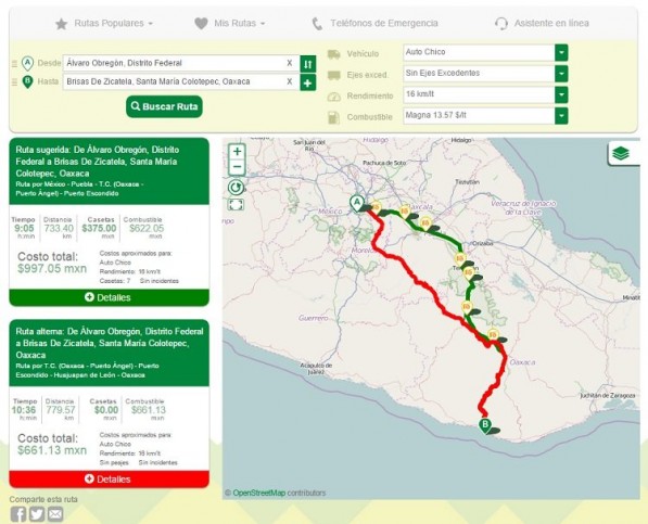 Traza la ruta y calcula los gastos de tu roadtrip con Mappir