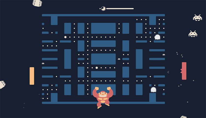 ¿Pong, Pac-Man y Space Invaders en un mismo juego? Sí, se llama Pacapong