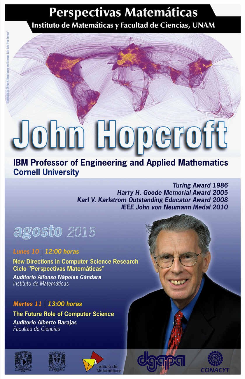 John Hopcroft viene a la UNAM
