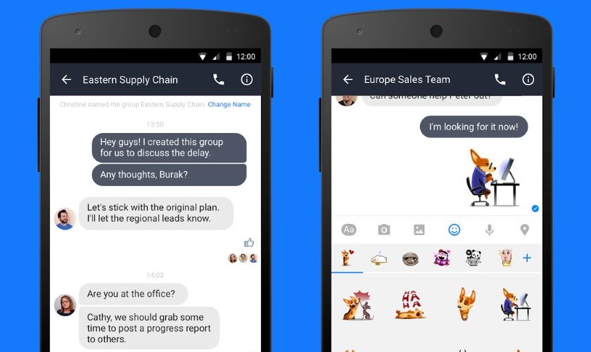 Facebook At Work ya tiene su versión de Messenger