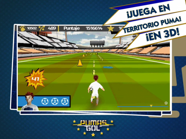 Pumas Gol, el primer videojuego de un equipo profesional en México