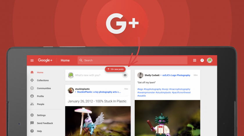 Google Plus sigue vivo y actualizado