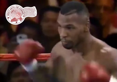 ¿Un smartphone en una pelea de Mike Tyson en los 90s?