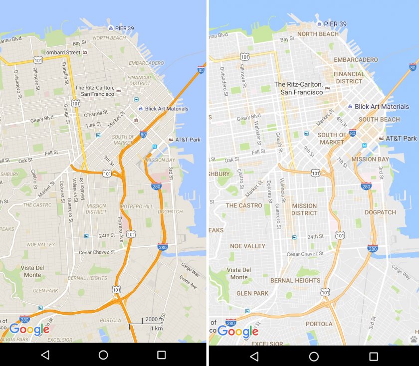 Rediseñan Google Maps