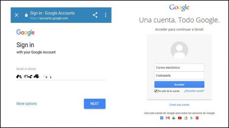 Así es la nueva página de inicio de sesión de Google