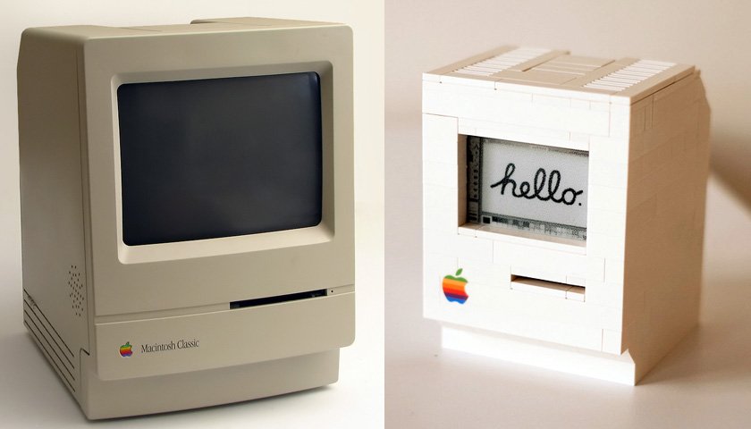 Crea una mini Macintosh Classic con Legos y Raspberry Pi