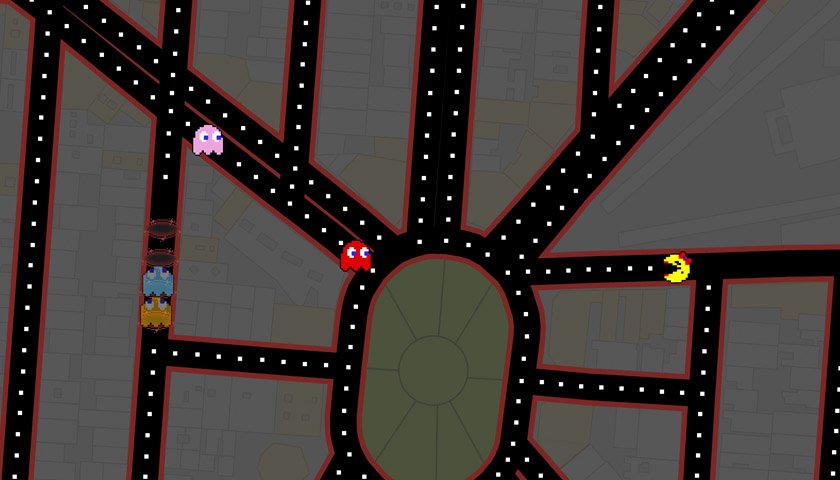 Ahora puedes jugar Ms. Pac-Man en Google Maps