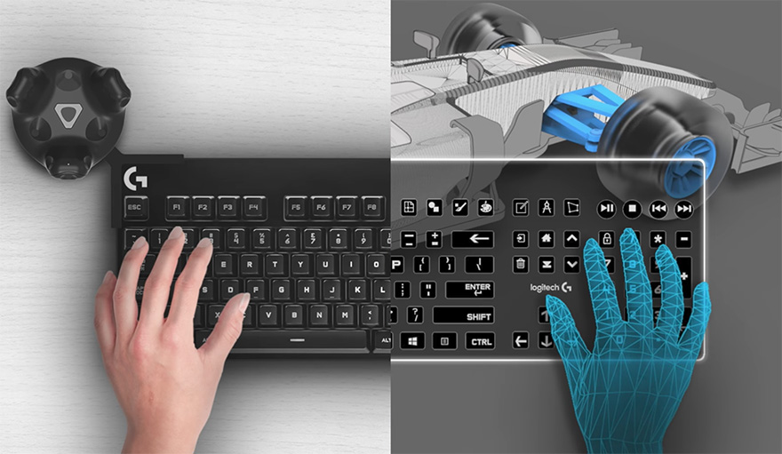 Logitech se brinca a la realidad virtual con su nuevo teclado