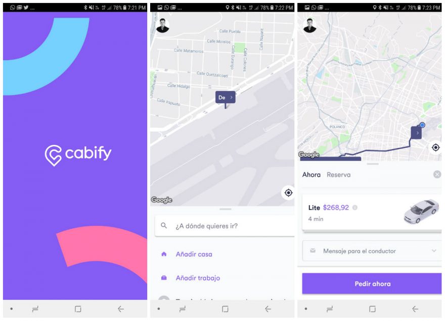 Cabify actualiza su App