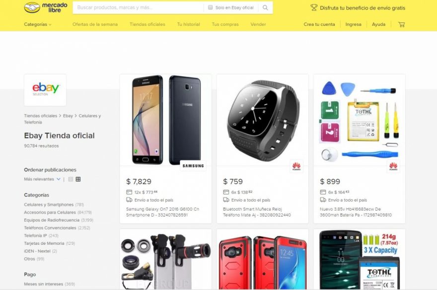 eBay y Mercado Libre se unen en México