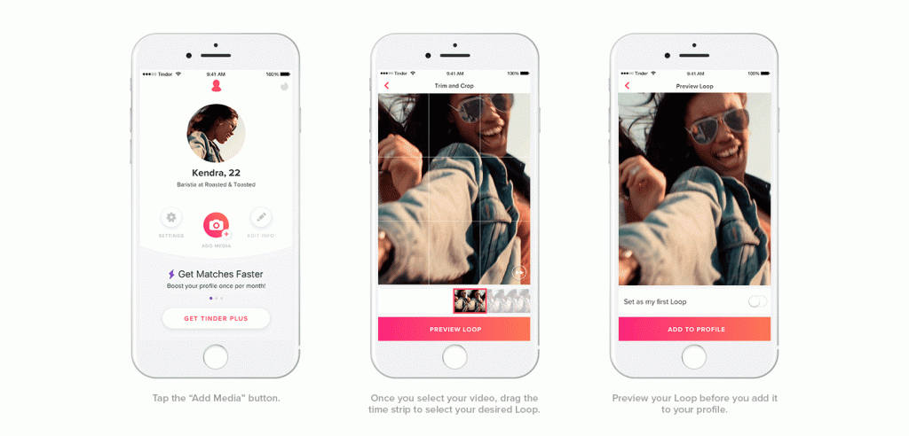 Los GIFs llegan a Tinder