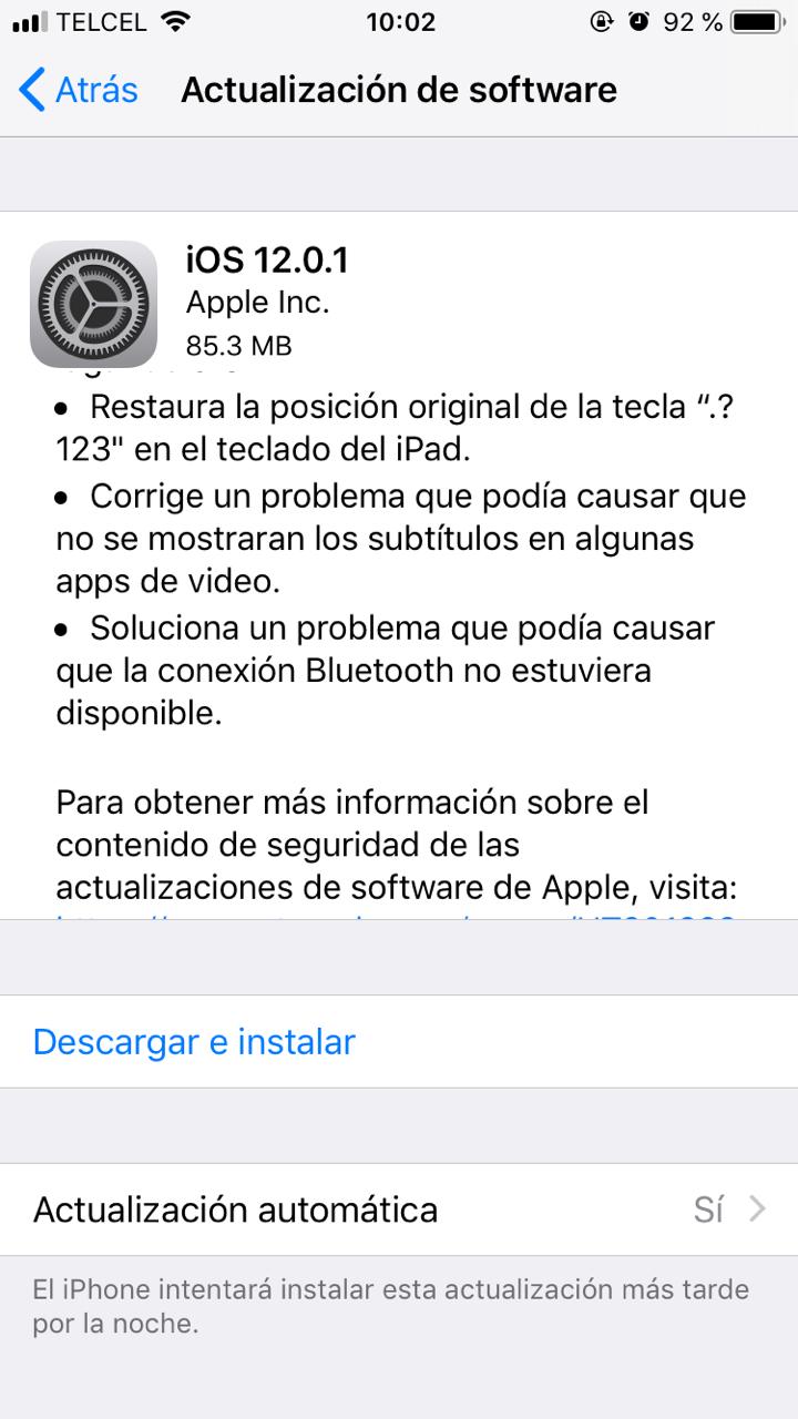 Esta es solución que Apple usará para corregir los errores de iOS 12