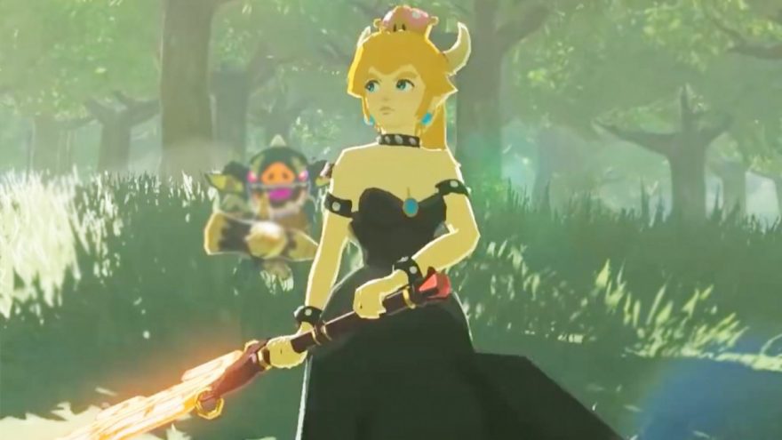 Este es el resultado de la introducción de Bowsette en el mundo de Zelda