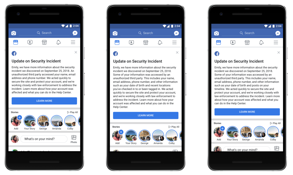Facebook confirma robo de datos personales de 30 millones de cuentas