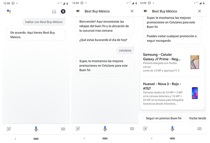 Descubre las ofertas del Buen Fin con Google Assistant