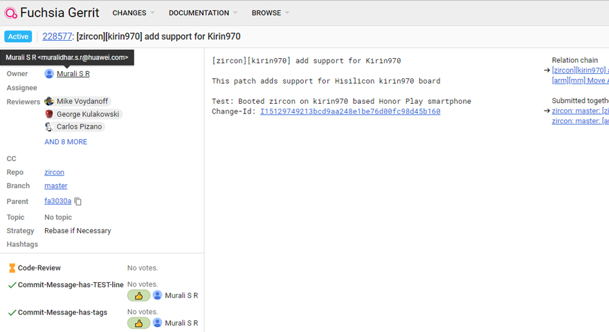 El sustituto de Android ya está siendo probado en un smartphone de Huawei