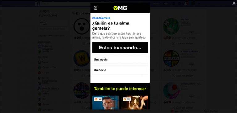 Investigamos a OMG, el nuevo juego viral de Facebook, y esto es lo que ...