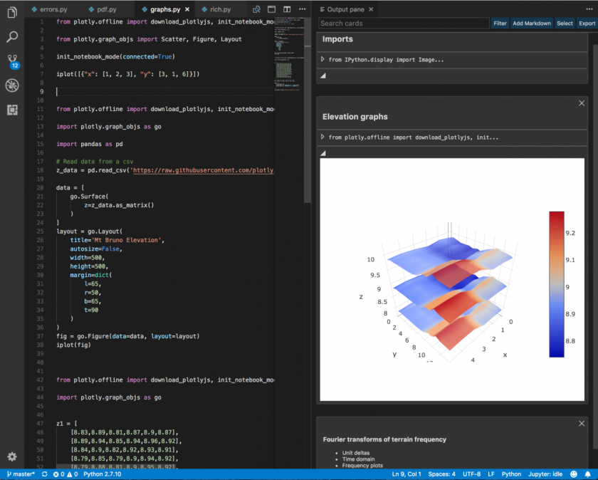Nuevas características para las extensiones de Python en Visual Studio