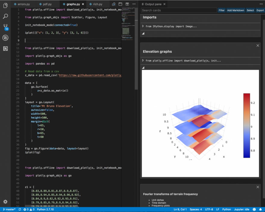 Nuevas características para las extensiones de Python en Visual Studio