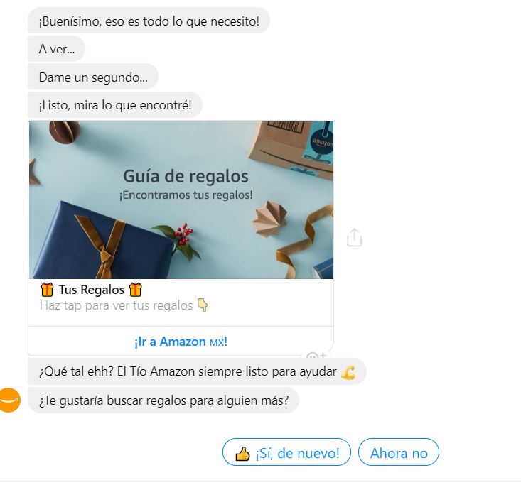 Amazon y Facebook se alían para ayudarte a escoger regalo esta Navidad